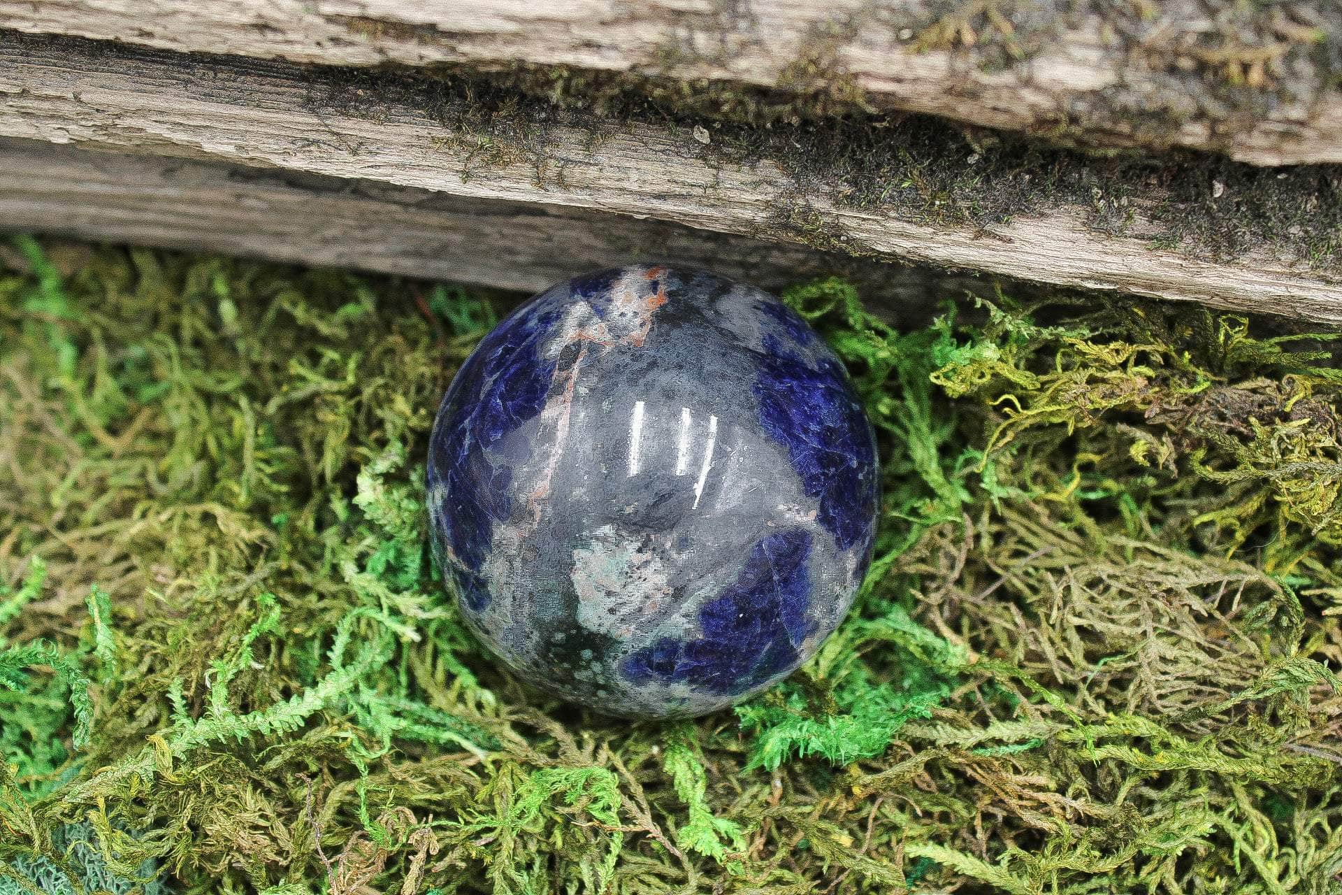 Sodalite Sphere – 6-11 Crystals
